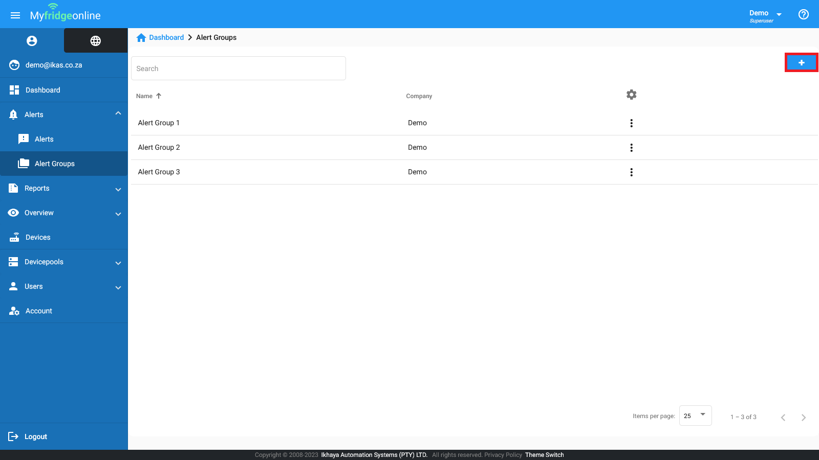 User Manual [MyFridgeOnline]